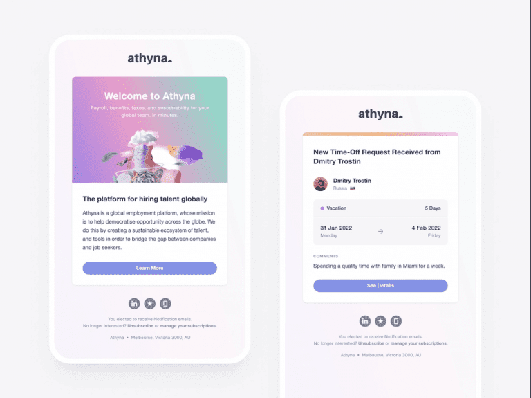 Layanan Desain Newsletter EDM - Core Freelancers